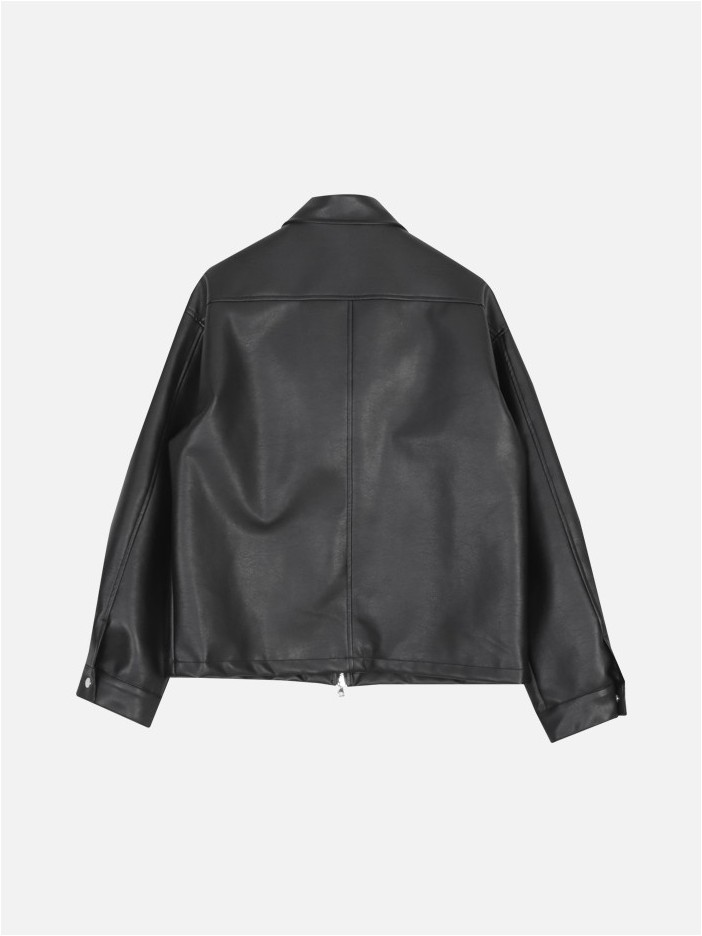 FLYDAY Bent Leather Jacket | Jackets for Men | KOODING