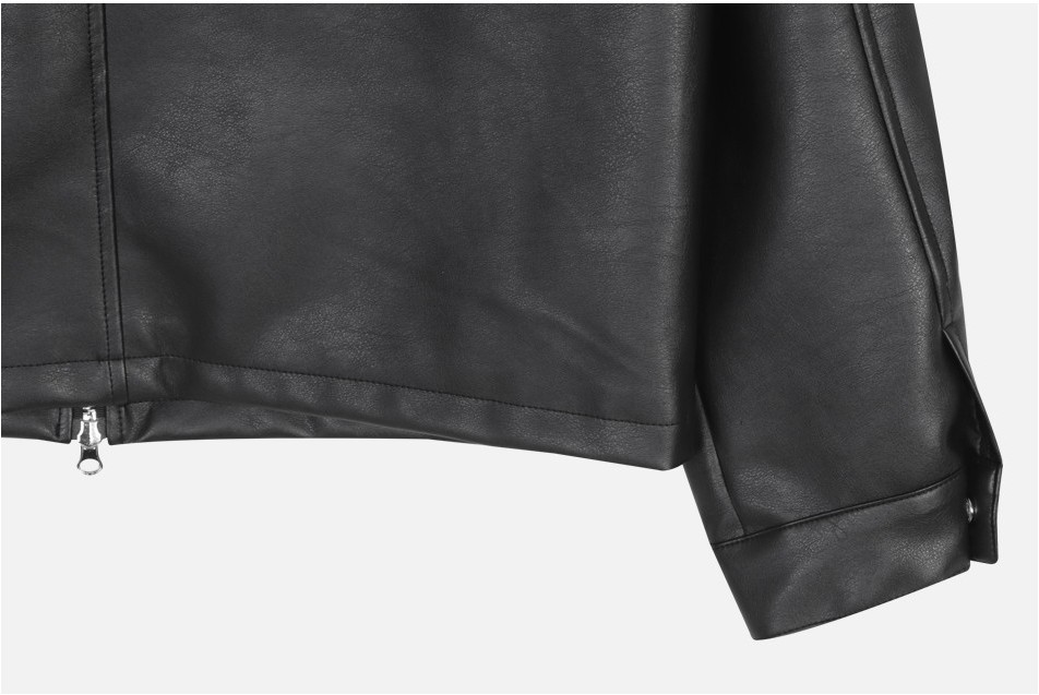 FLYDAY Bent Leather Jacket | Jackets for Men | KOODING