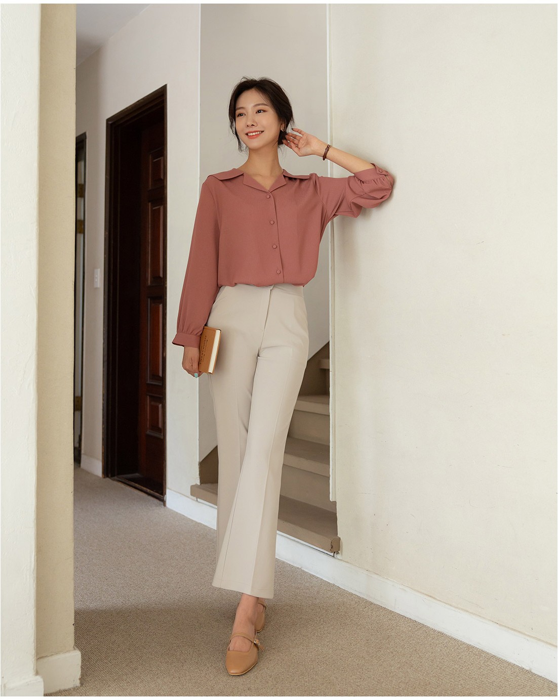 JUSTONE Better Autumn Sailor Collar Blouse | Collared Shirts for Women | KOODING