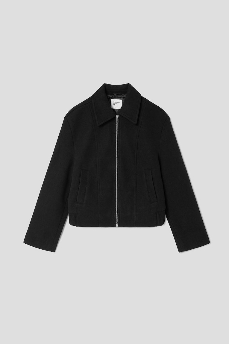 8seconds Stand Collar Short Outer Black | Jackets for Women | KOODING