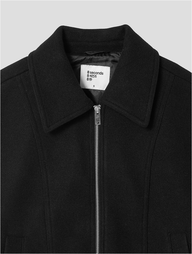 8seconds Stand Collar Short Outer Black | Jackets for Women | KOODING