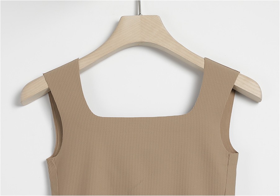 TWEE Basic Seamless Crop Cap Sleeveless Tee Shirt | Basic Tees for ...