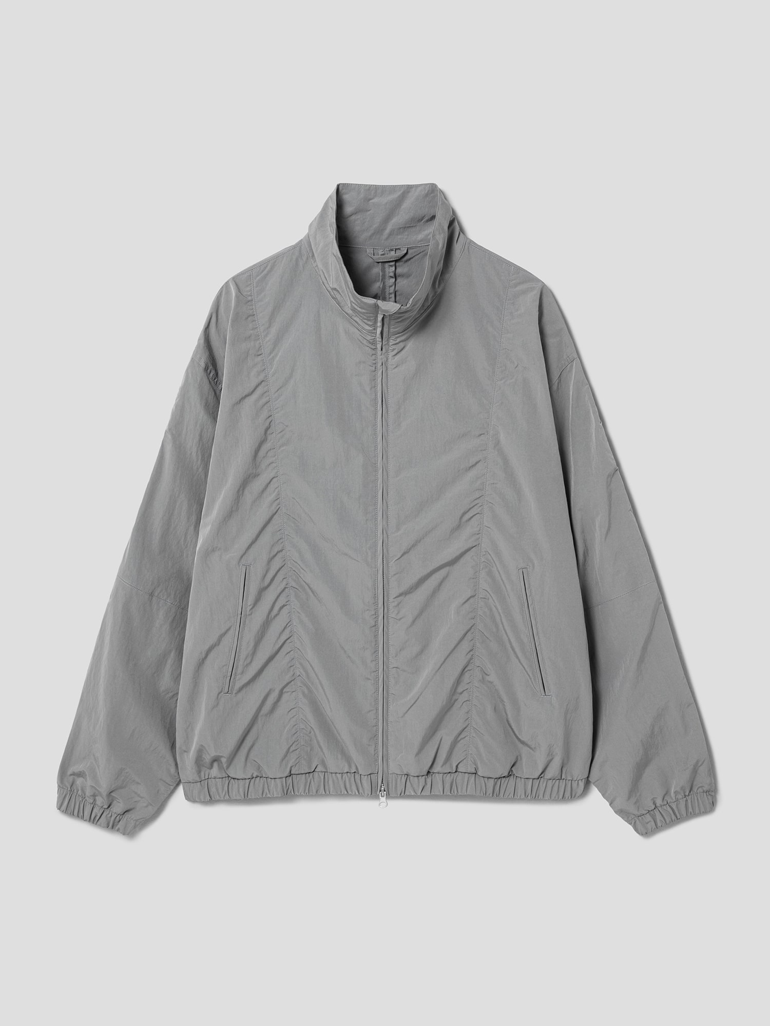 8seconds Nylon Lips Top High Neck Windbreak Gray Antique Silver ...