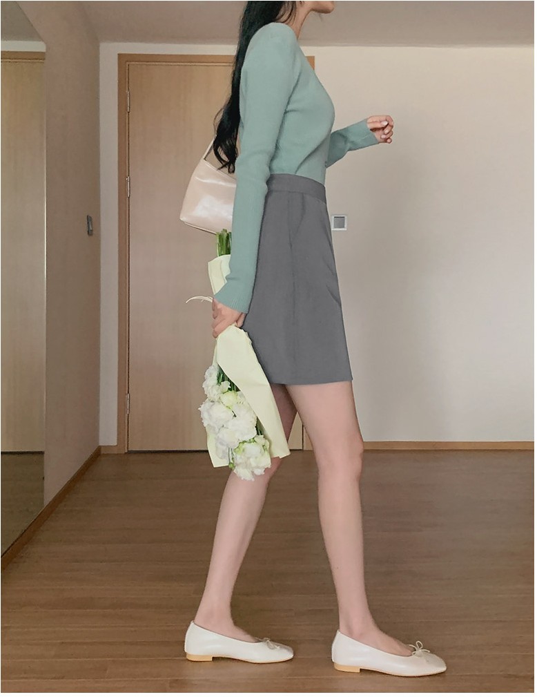 TWEE Bo Tab Mini Skirt | Mini for Women | KOODING