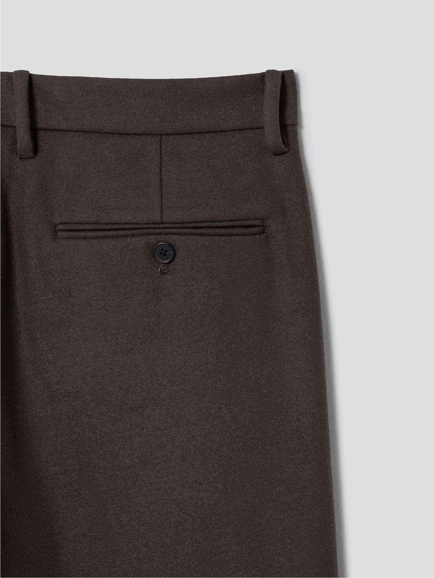 8seconds Two Tucks Wide Slacks Dark Brown | Wide Pants for Men | KOODING