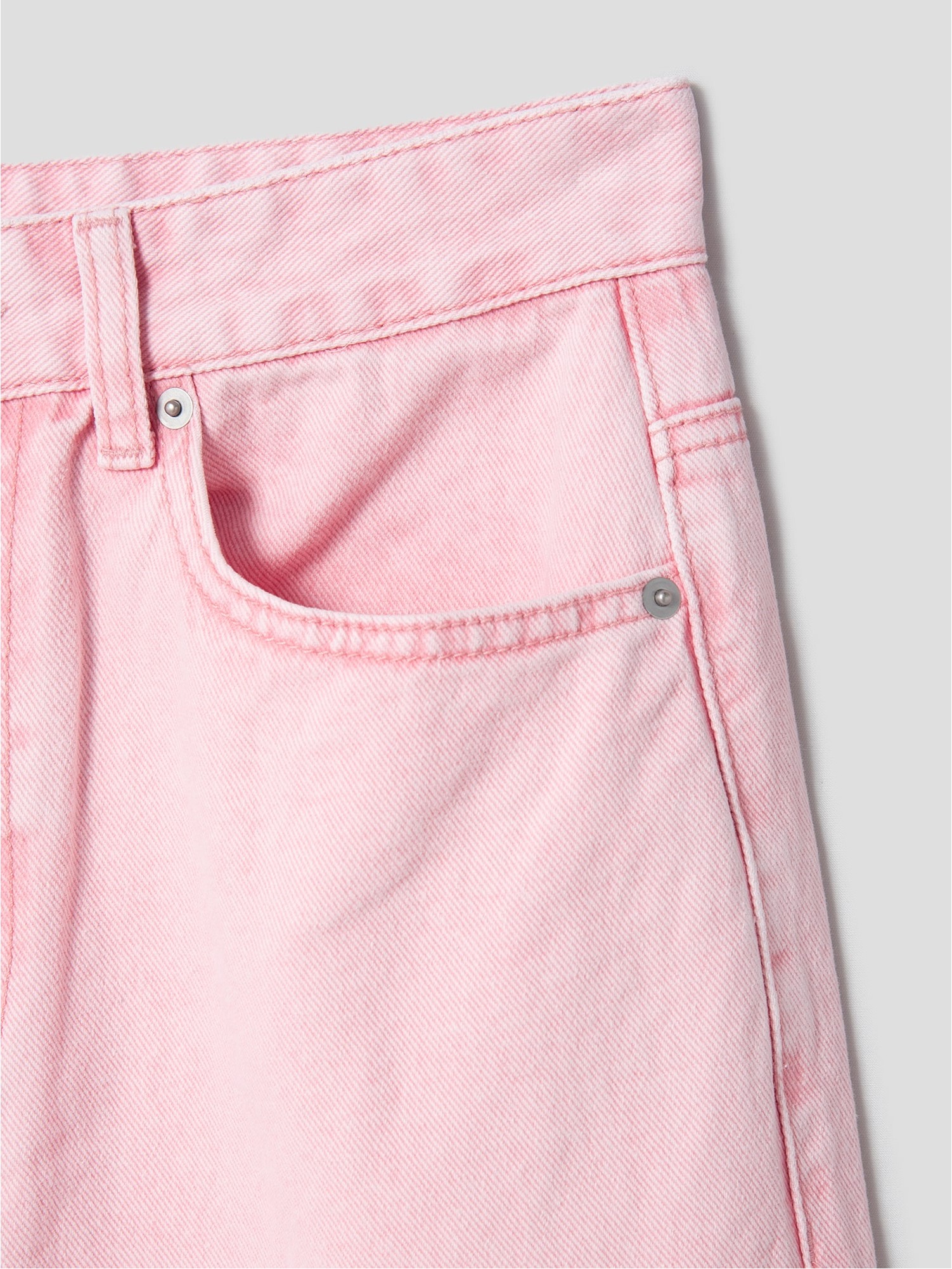 8seconds Pigment Wide Denim Pants Light Pink | Wide for Women | KOODING