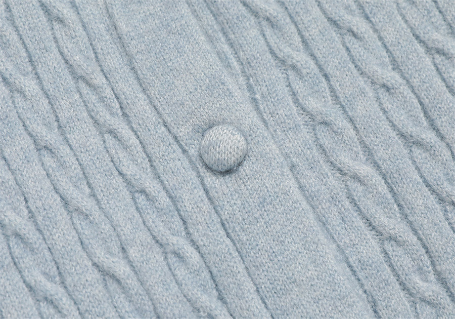 TWEE Billion Cable Crop Round Cardigan | KOODING TWEE Billion Cable Crop Round Cardigan | KOODING