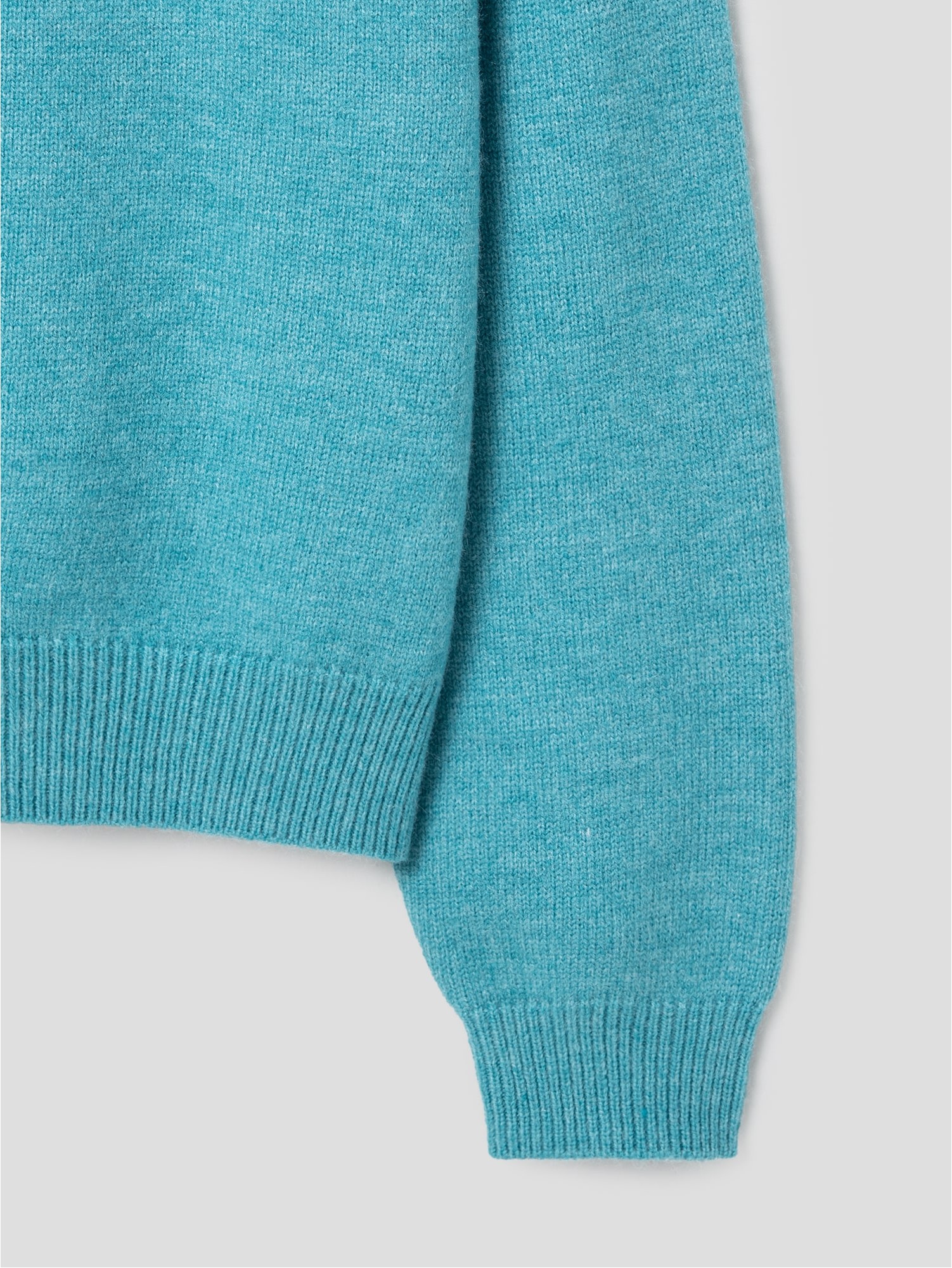 8seconds Raglan Collar Neck Half Zipup Knit Sky Blue | Collared for Men ...