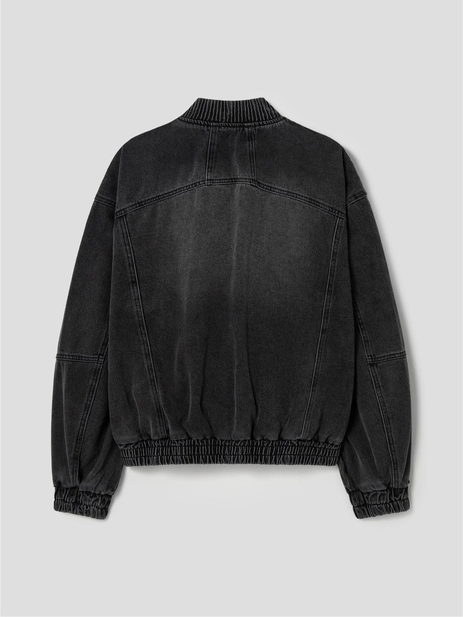 8seconds Washing Denim Zipup Blouson Ash | Jackets for Men | KOODING