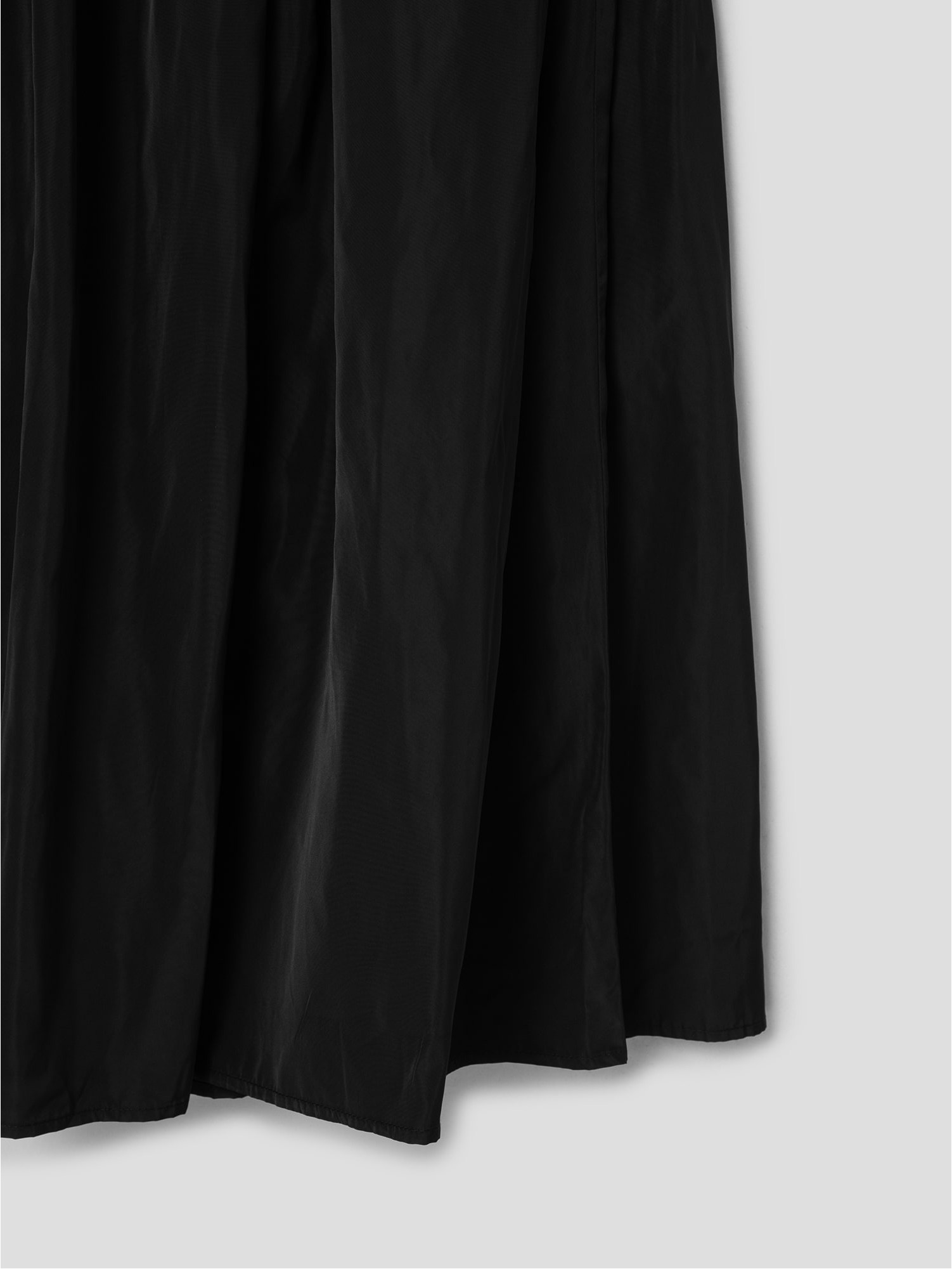 8seconds Poly Full Skirt Black | Maxi for Women | KOODING
