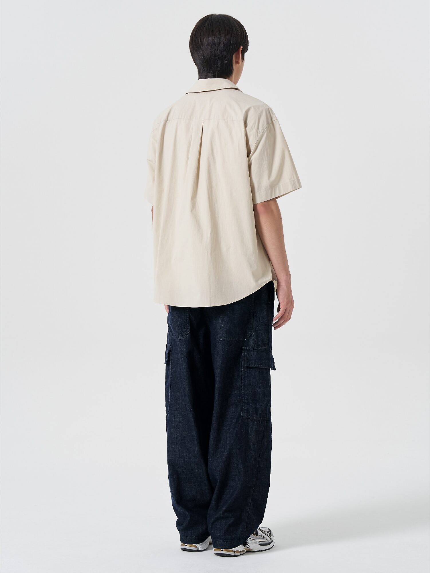 8seconds 60 Cotton Popline Oversized Half Sleeve Shirt Ivory | Casual ...