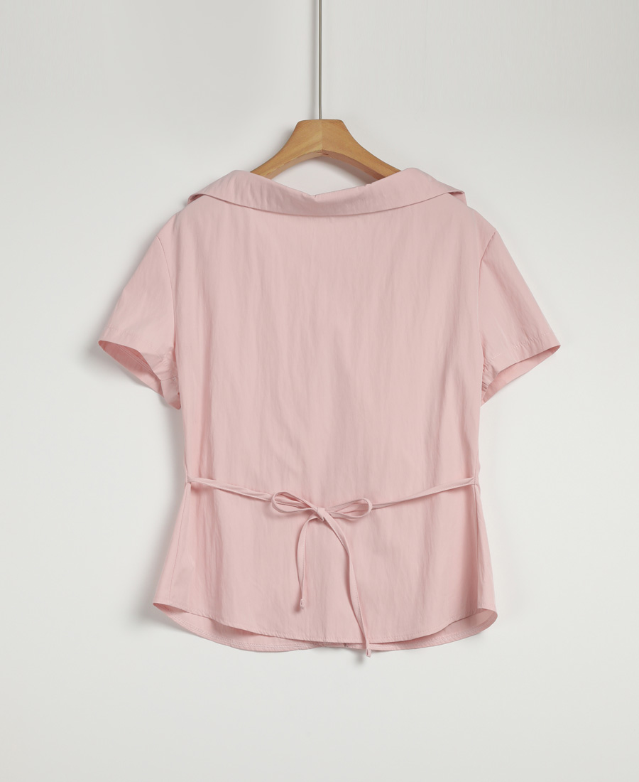 TWEE Moizen Open Collar Shirt Blouse | KOODING
